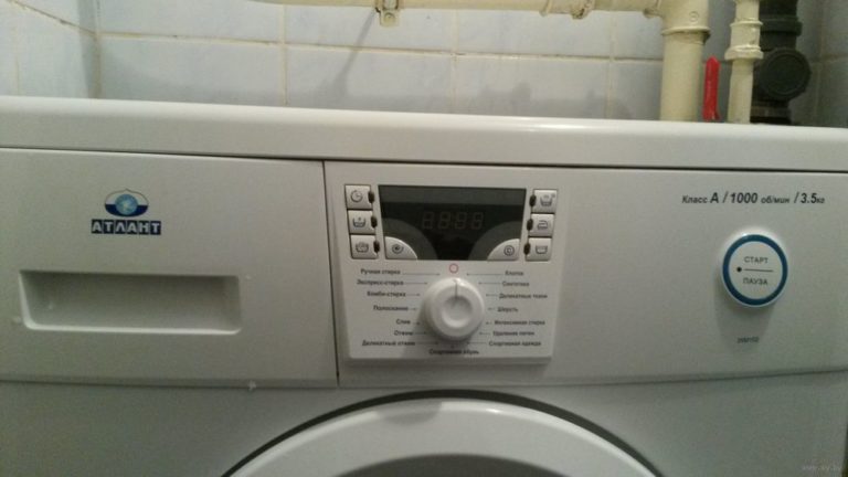 Machines à laver Narrow Atlant - revue des modèles