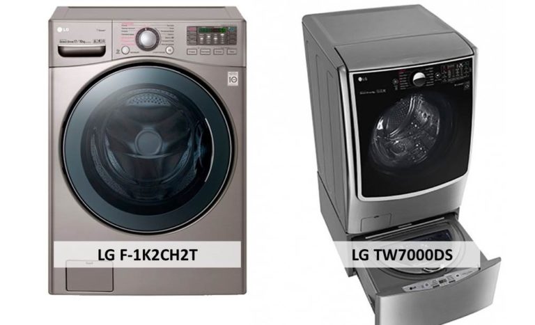 LG washing machine dimensions: height, width, depth