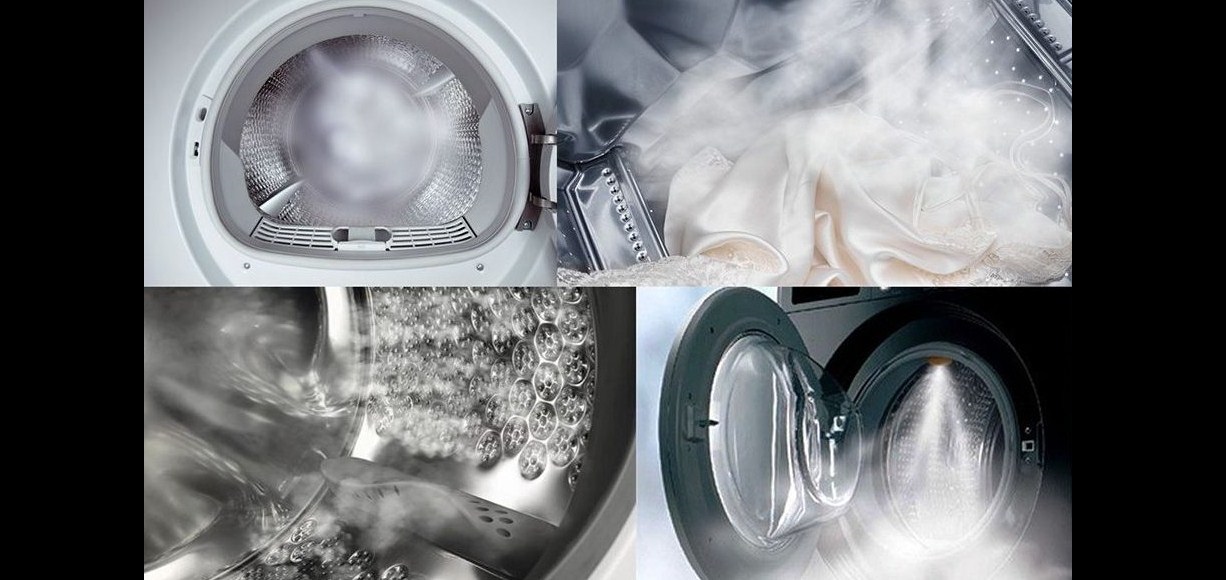 Steam Wash function in a washing machine