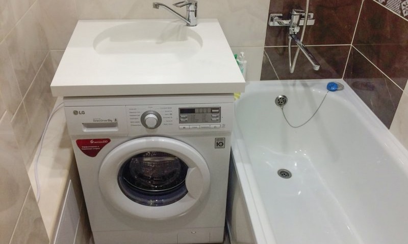 How much clearance should there be between the sink and the washing ...