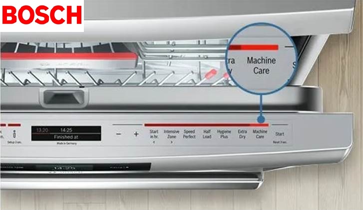 Machine Care in Bosch dishwasher