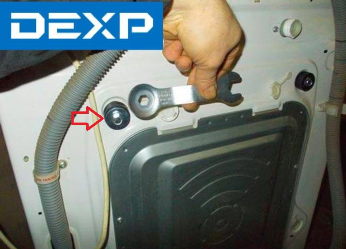 Installation of Dexp washing machine