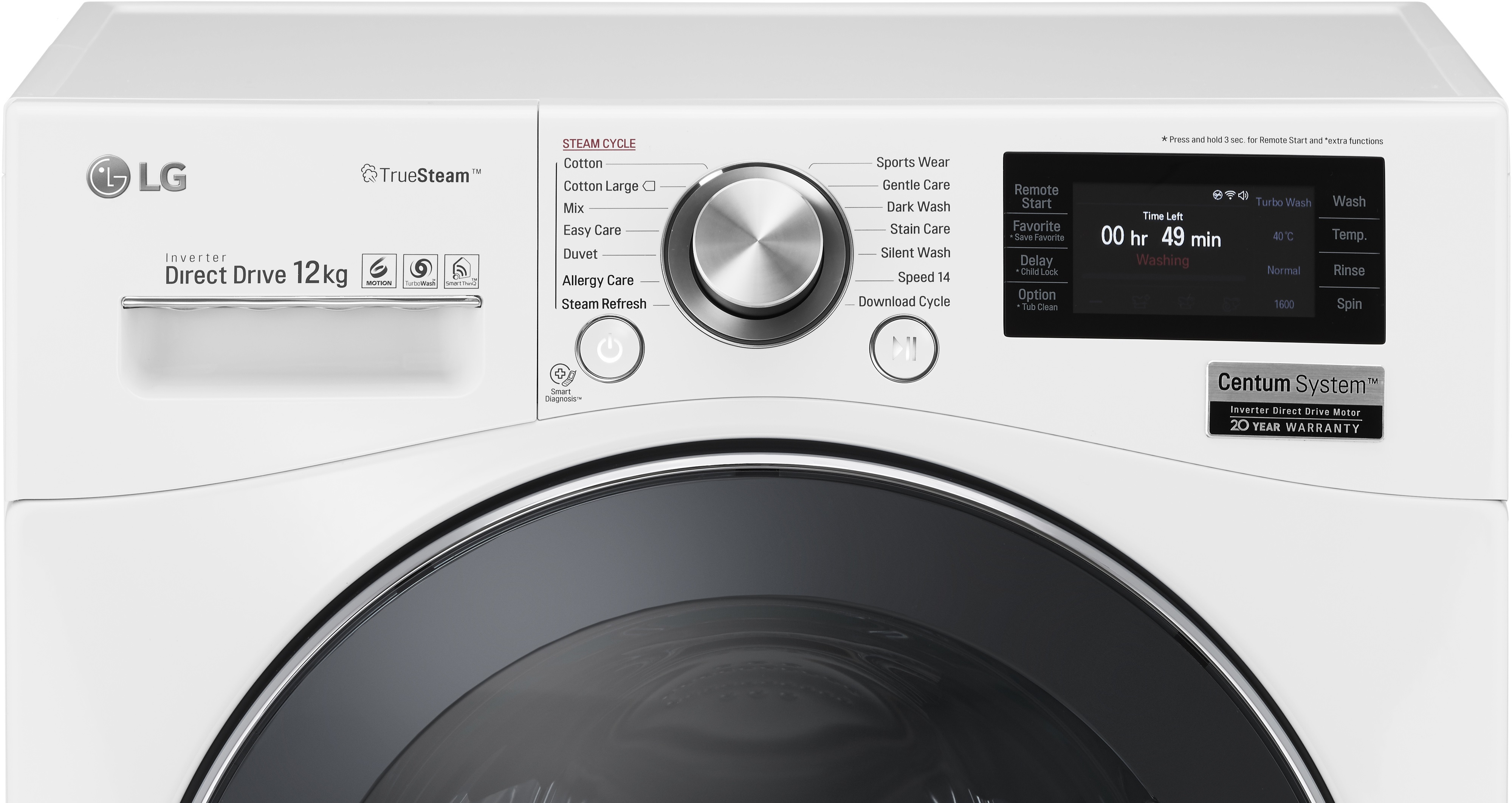 Errores de la secadora LG