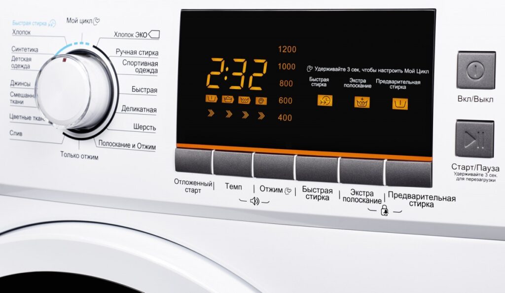 Weissgauff washing machine programs